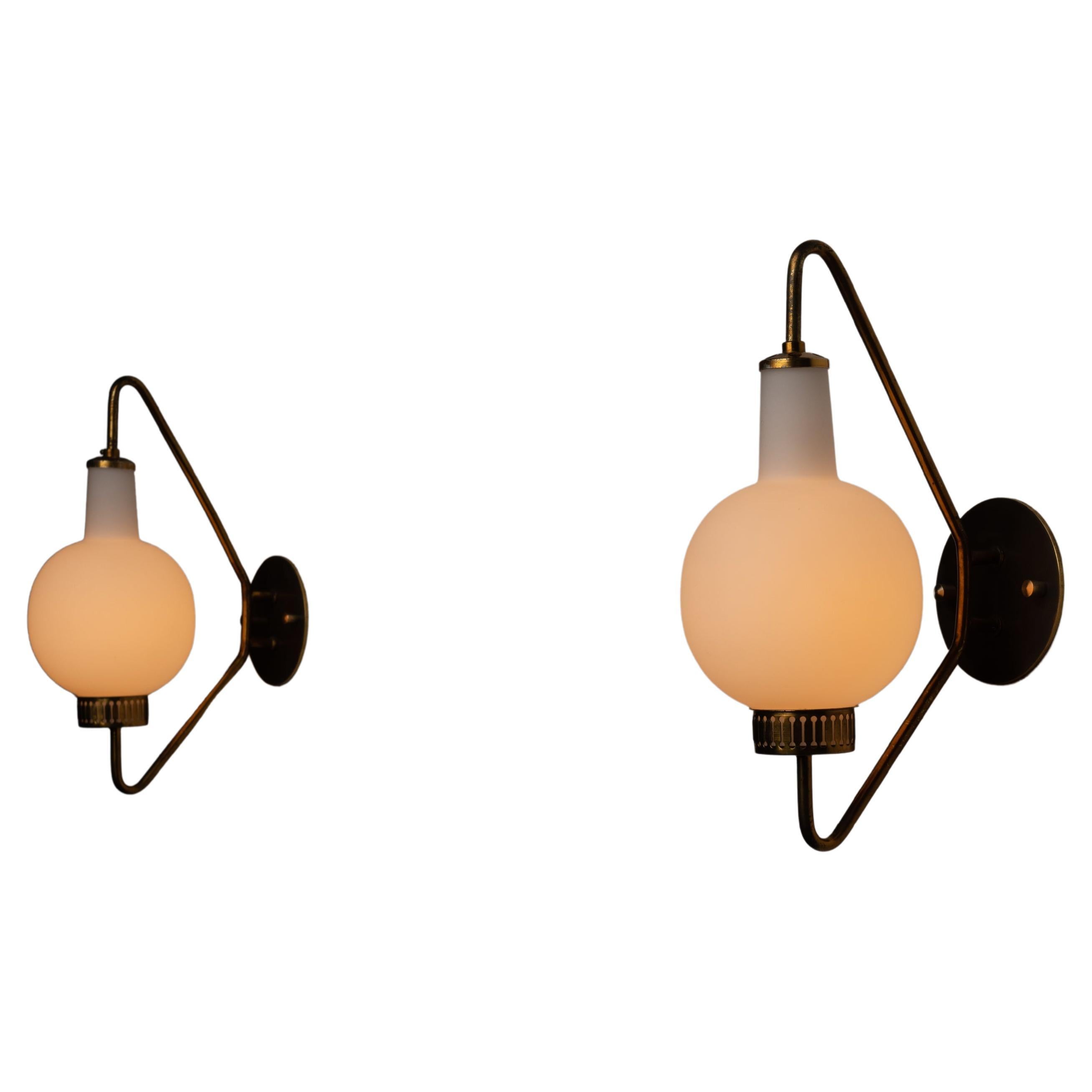 Pair of Stilnovo Sconces at 1stDibs