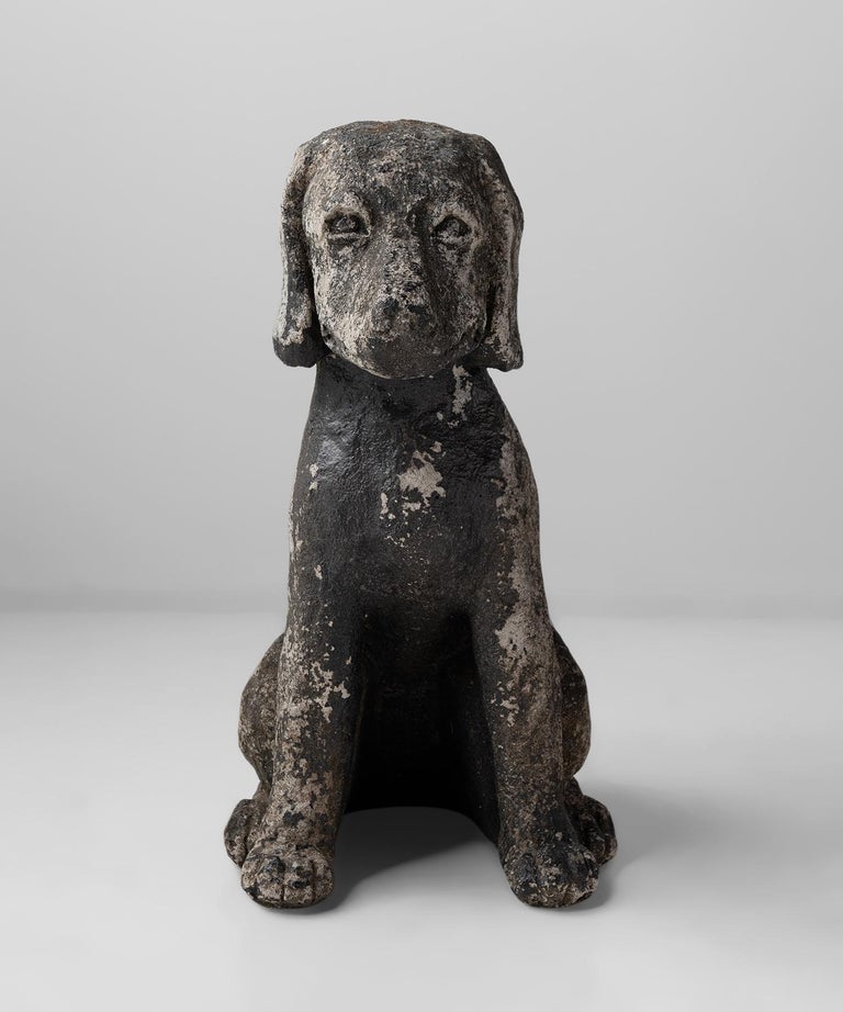 Pair of Stone Dogs at 1stDibs