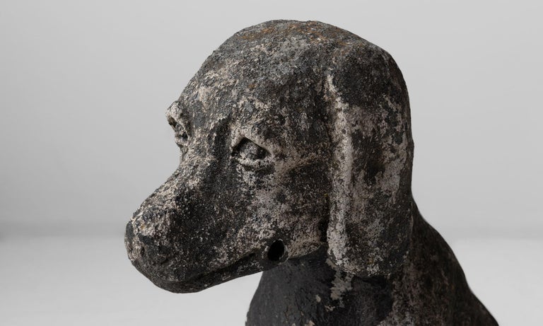 Pair of Stone Dogs at 1stDibs