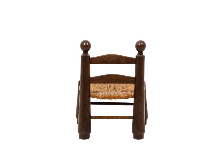 Pair of Straw Chairs, 1940s For Sale at 1stDibs