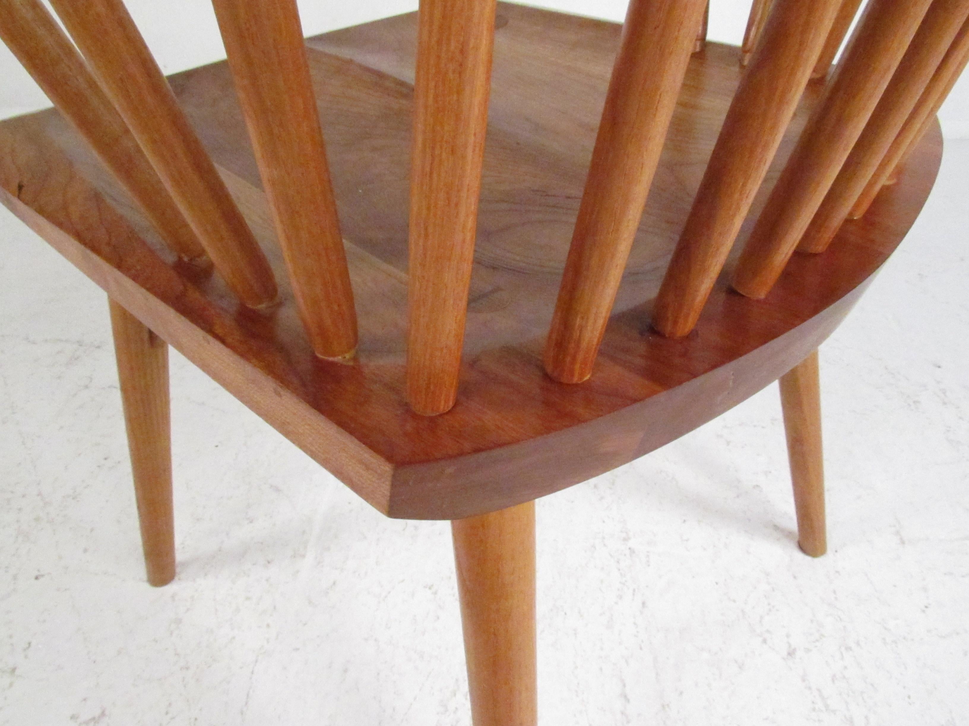 Pair of Studio Made Windsor High Back Chairs For Sale at 1stDibs