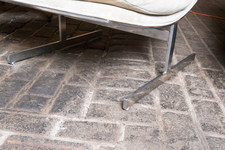 Pair of Suede Lounge Chairs by Kipp Stewart Chairs for Directional For ...