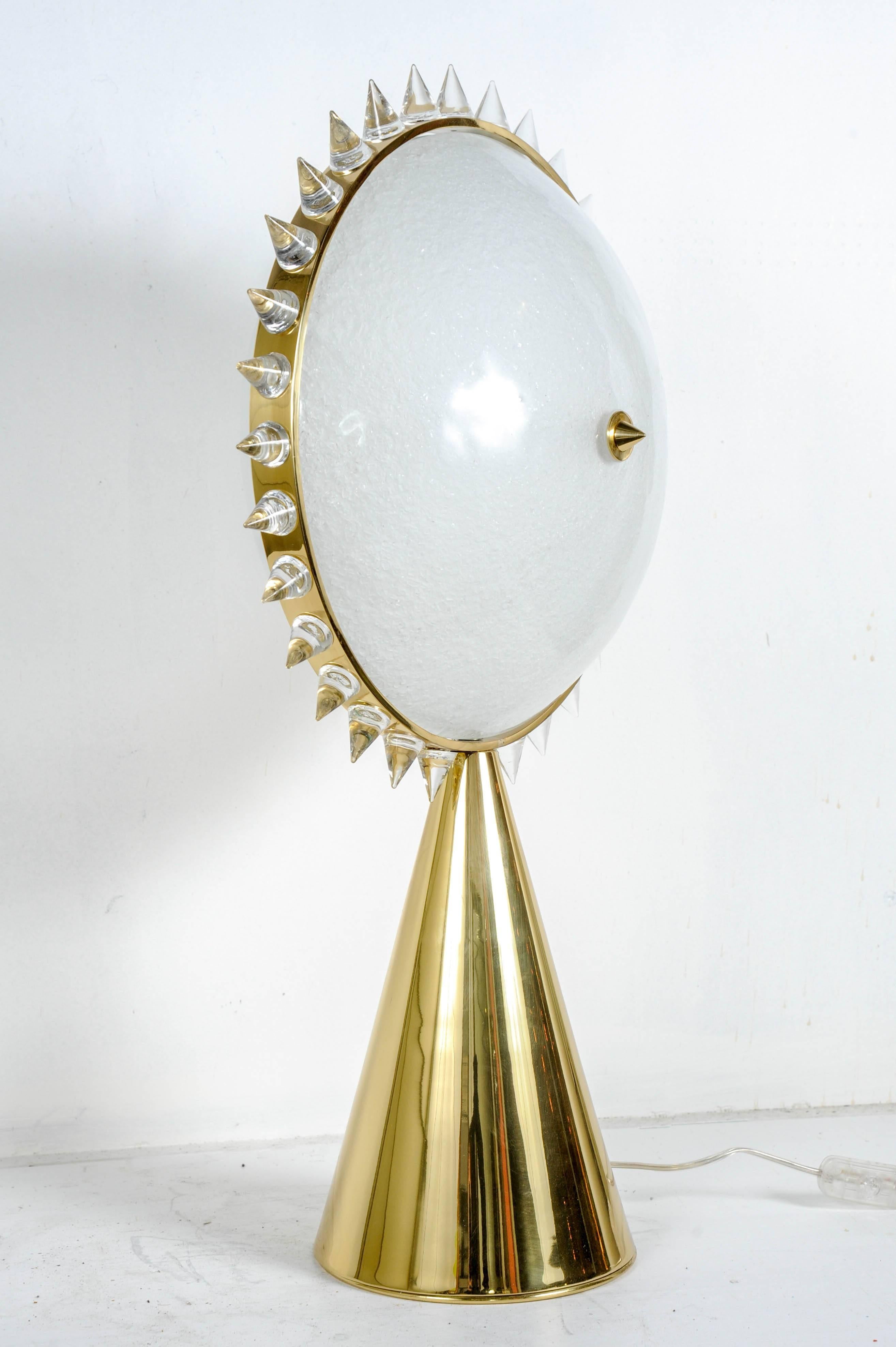 Pair of "Sun" Lamps Designed by Juanluca Fontana at 1stDibs