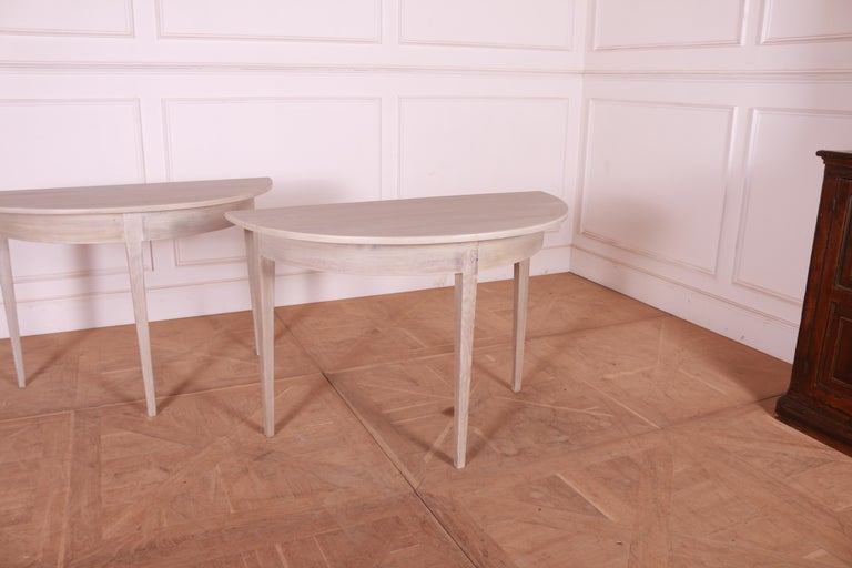 Pair of Swedish Console Tables For Sale at 1stDibs