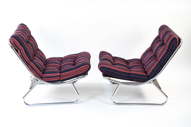 Pair of Swedish Early Ikea Lounge Chairs at 1stDibs