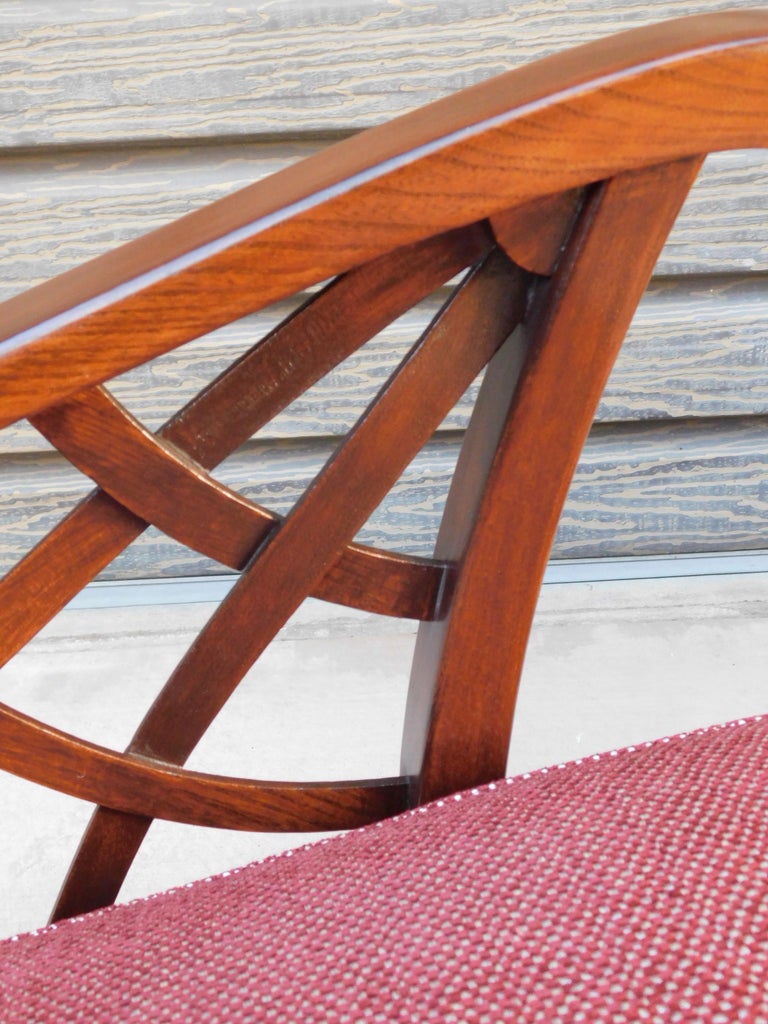 Pair of Swedish Modernist Winged Back Spider Web Armchairs, circa 1940 ...