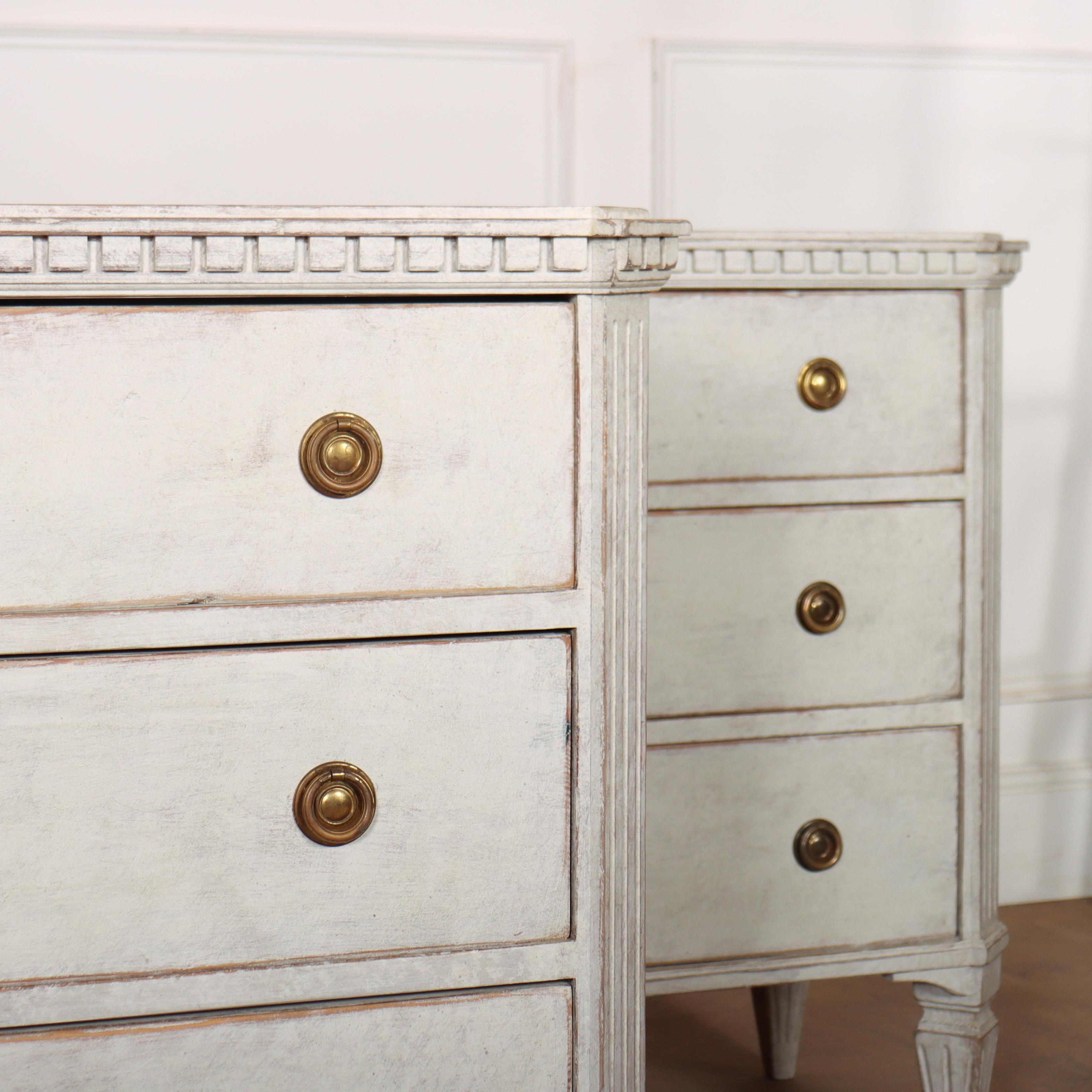 Pair of Swedish Painted Commodes For Sale at 1stDibs