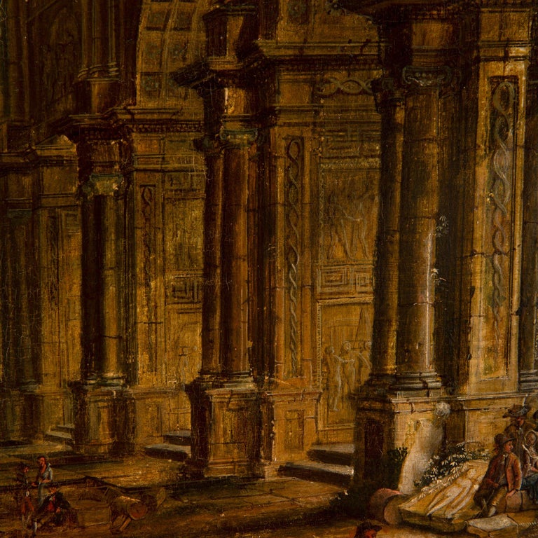 Pair of Swiss 18th Century Baroque St. Oil on Oak Paintings For Sale at ...