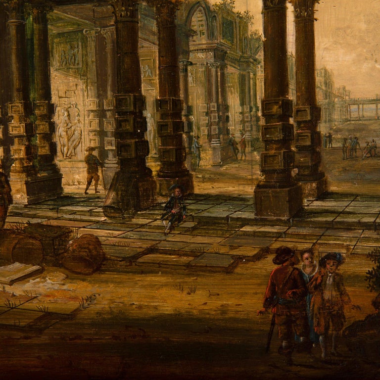 Pair of Swiss 18th Century Baroque St. Oil on Oak Paintings For Sale at ...