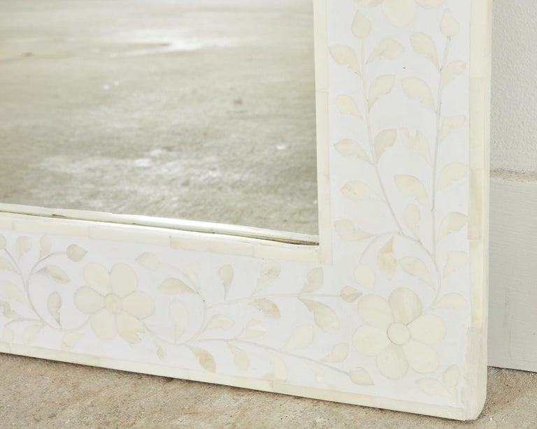 Pair of Syrian Moorish Style Bone Inlay Mosaic Wall Mirrors For Sale at ...