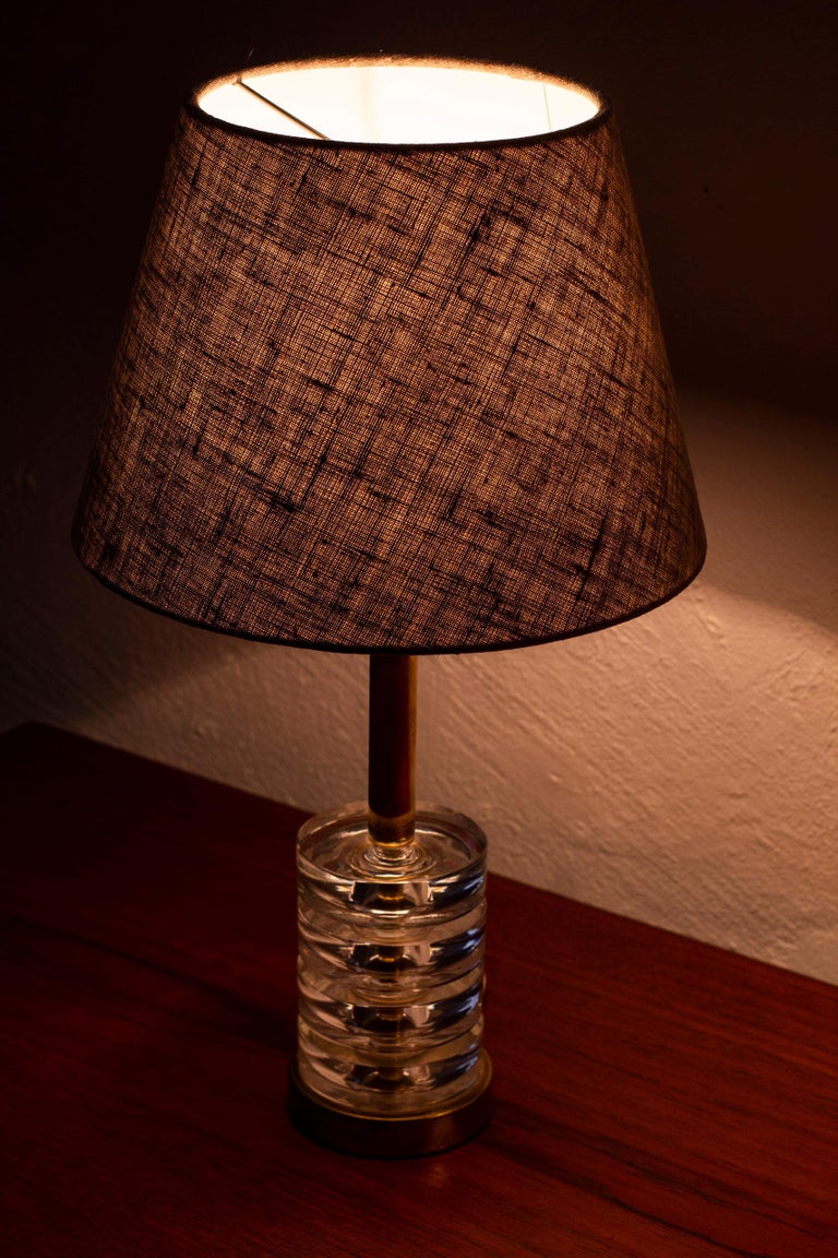 Pair of Table Lamps by Carl Fagerlund, Orrefors, Sweden, 1950s For Sale ...