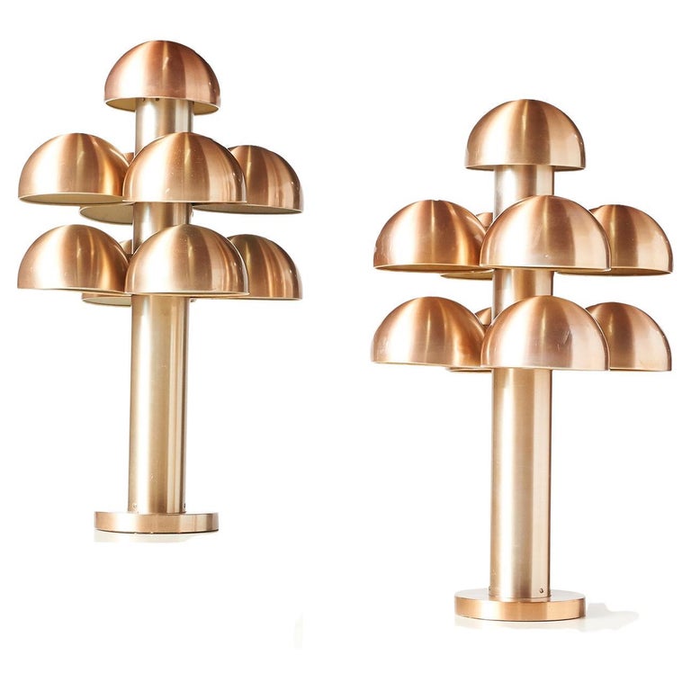 Pair of Table Lamps “Cantharelle” by Maija Liisa Komulainen for RAAK ...