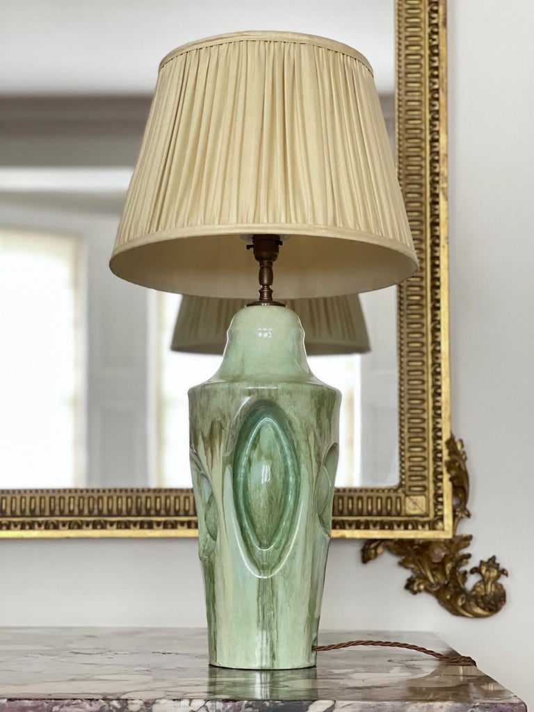 Pair of Table Lamps - Handmade Ceramic Unique Pieces Contemporary 21st ...
