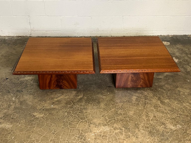 Pair of Tables by Frank Lloyd Wright for Henredon at 1stDibs