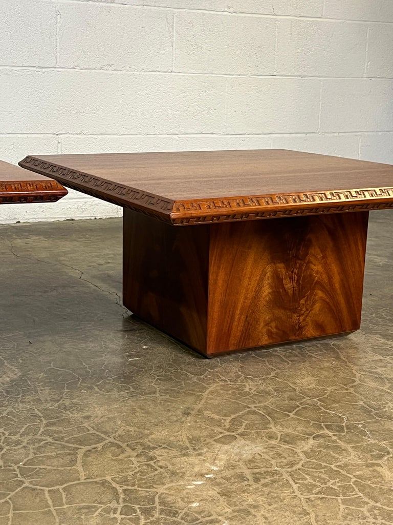 Pair of Tables by Frank Lloyd Wright for Henredon at 1stDibs
