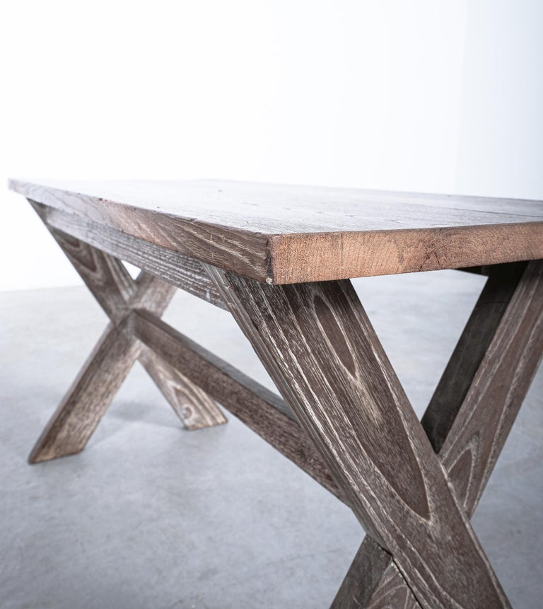 Pair of Tables Ceruse Oak, France, circa 1950 For Sale at 1stDibs