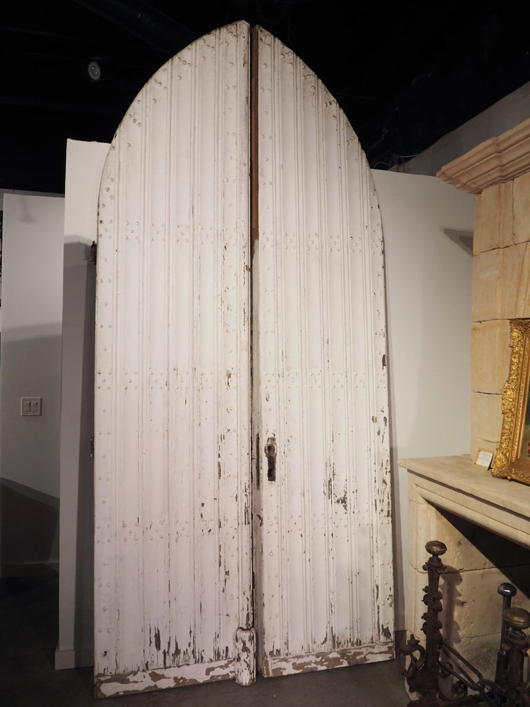 Pair of Tall 19th Century Chapel Doors from Belgium For Sale at 1stDibs