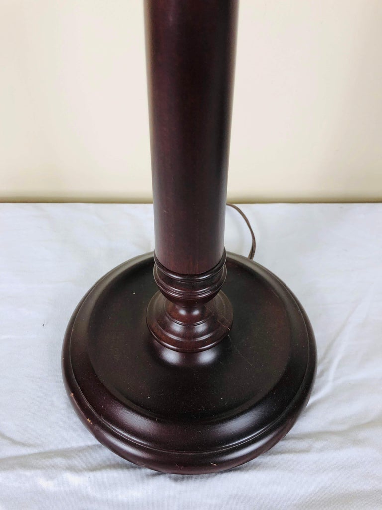 Pair of Tall Wood Turned Table Lamps For Sale at 1stDibs | tall wooden ...