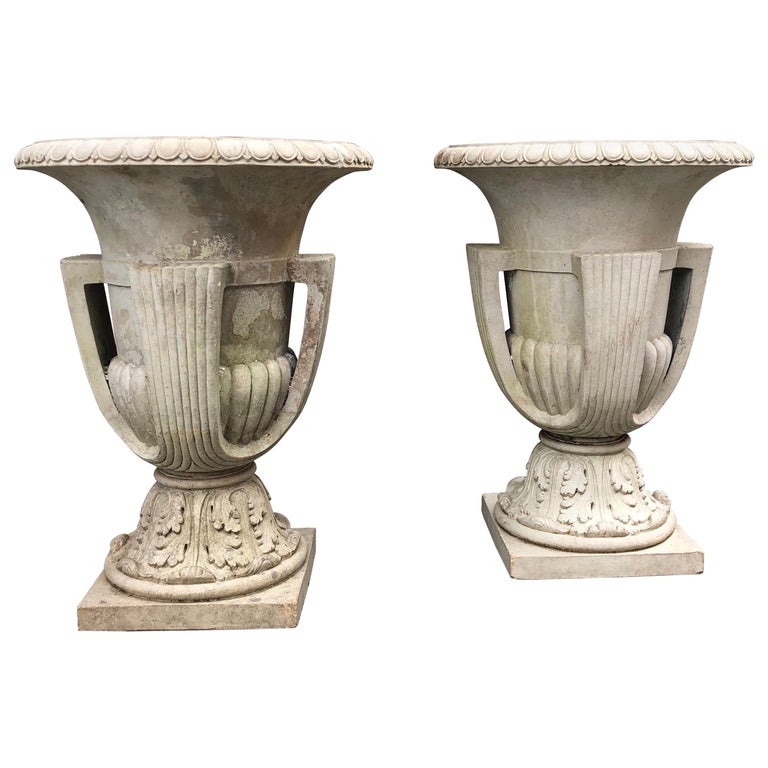 Pair of Terracotta Urns, Signed Galloway Pottery Philadelphia at 1stDibs