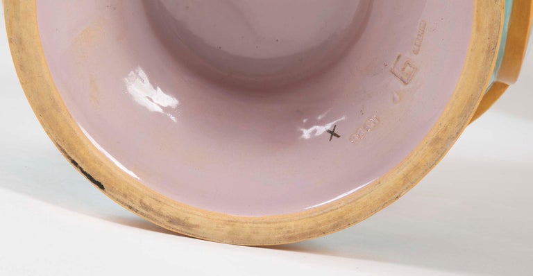 Pair of Thomas Minton Majolica Jardinières For Sale at 1stDibs