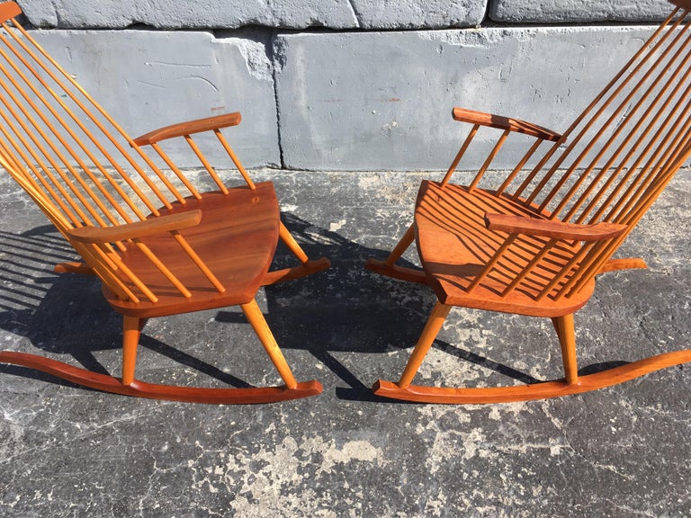 Pair of Thomas Moser Rocking Chairs at 1stDibs