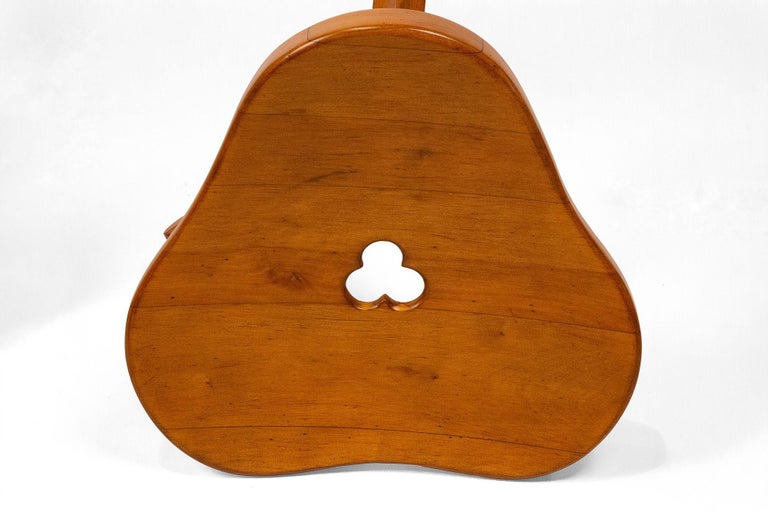 Pair of Three Legged Trefoil Design Stools in the Style of Adolf Loos ...