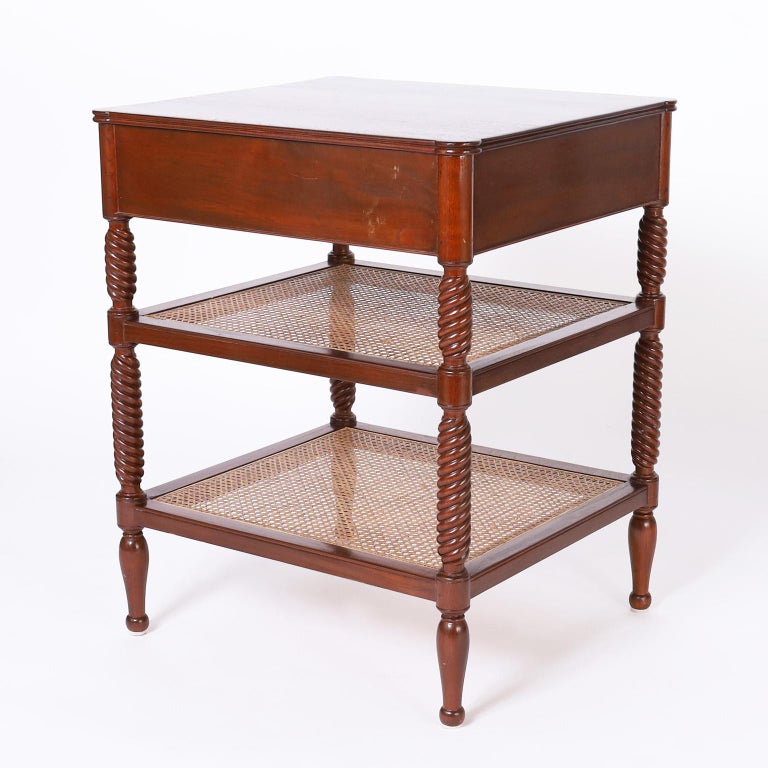 Pair of Three Tiered Stands or Tables at 1stDibs