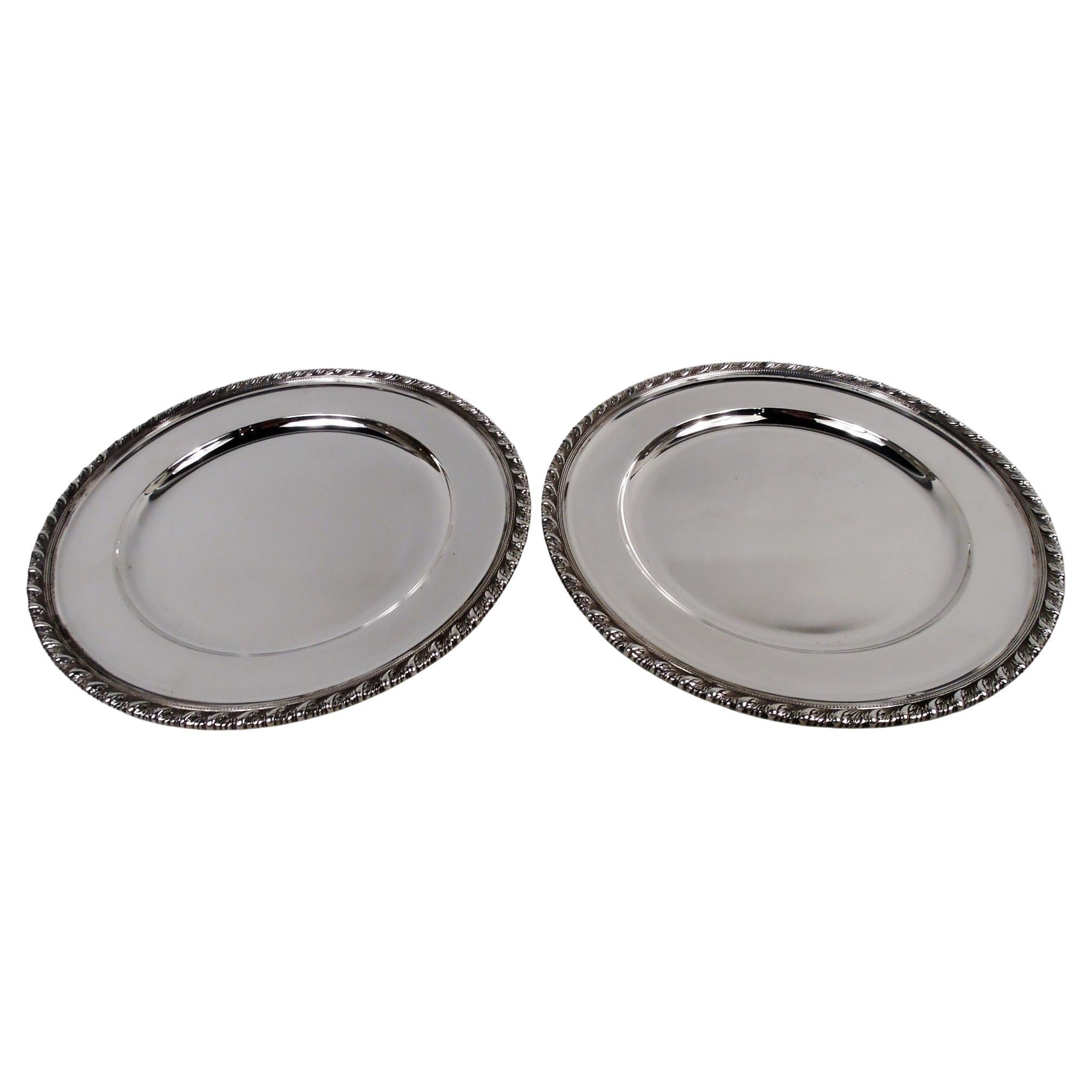 Set of 12 Watson Navarre Sterling Silver Bread and Butter Plates For ...