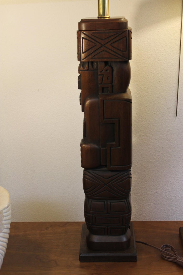 Pair of Tiki Lamps at 1stDibs