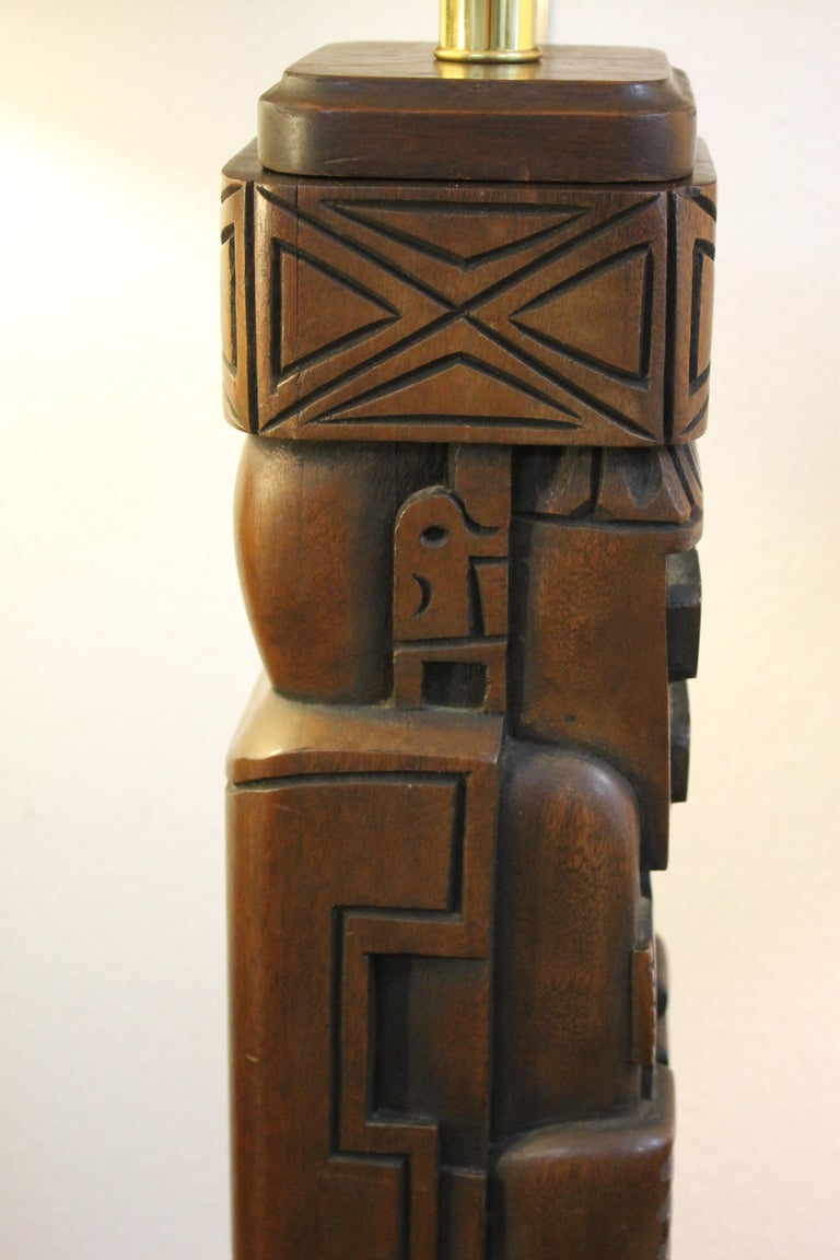 Pair of Tiki Lamps at 1stDibs