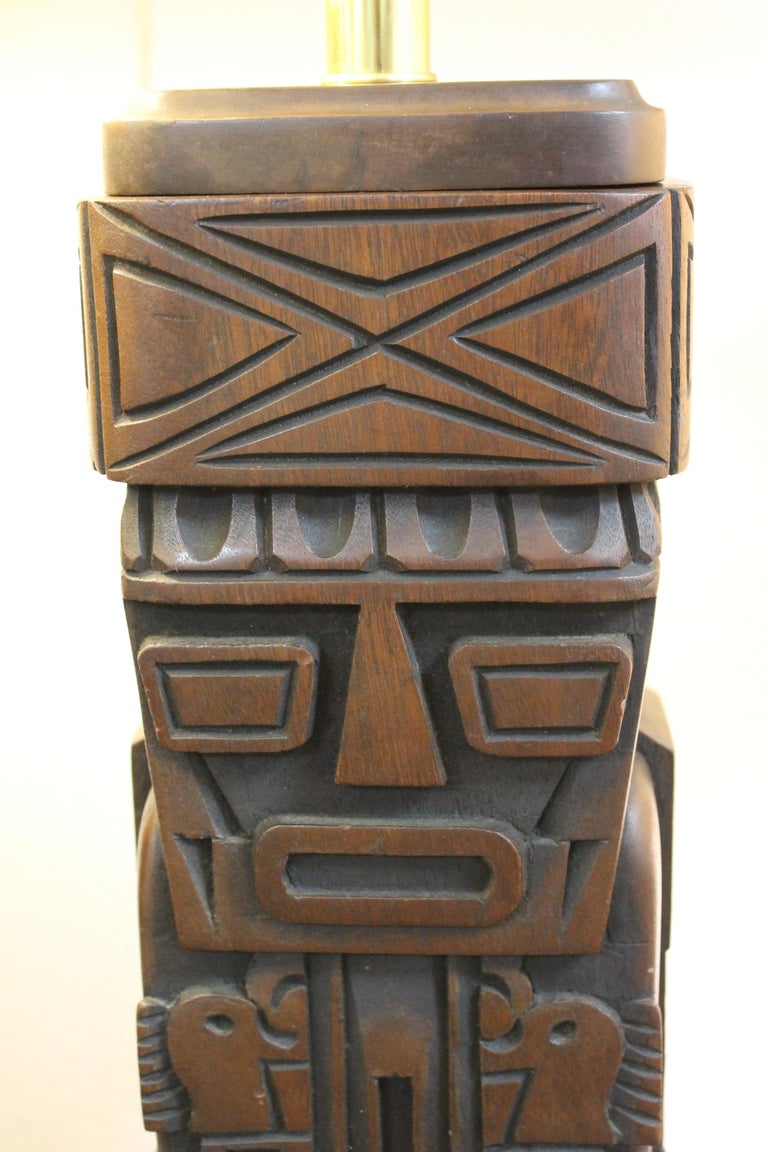 Pair of Tiki Lamps at 1stDibs