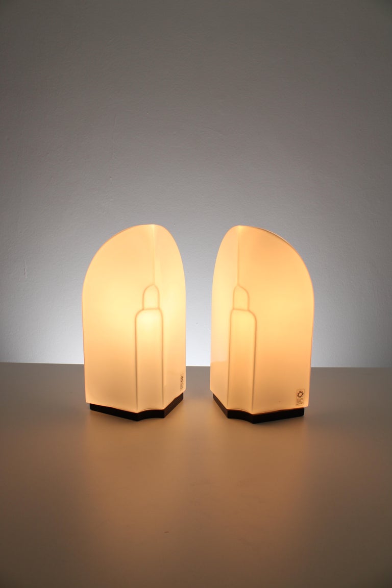 Pair of Tiki Table Lamps by Kazuhide Takahama for Leucos For Sale at ...