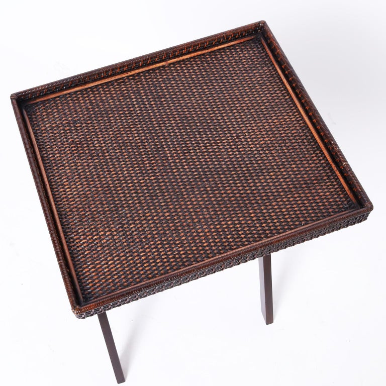 Pair of Tray Tables or Stands For Sale at 1stDibs