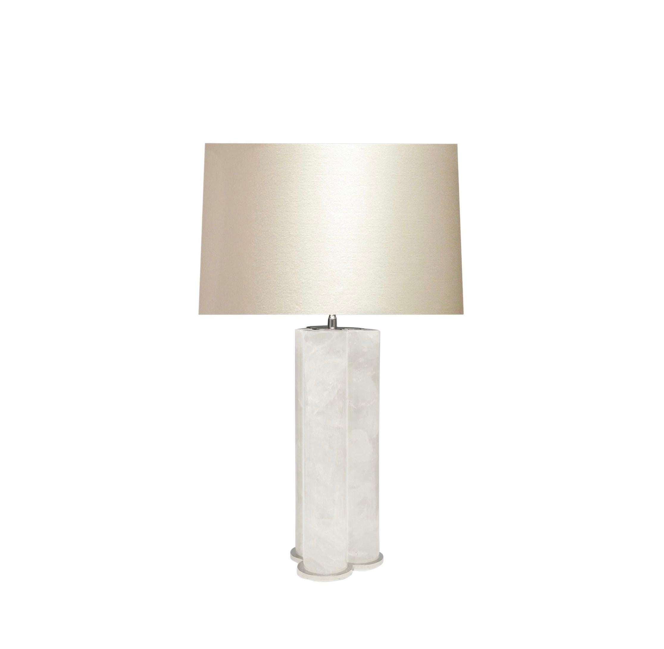 Regency Crystal Column and BrassTable Lamp at 1stDibs | crystal column ...