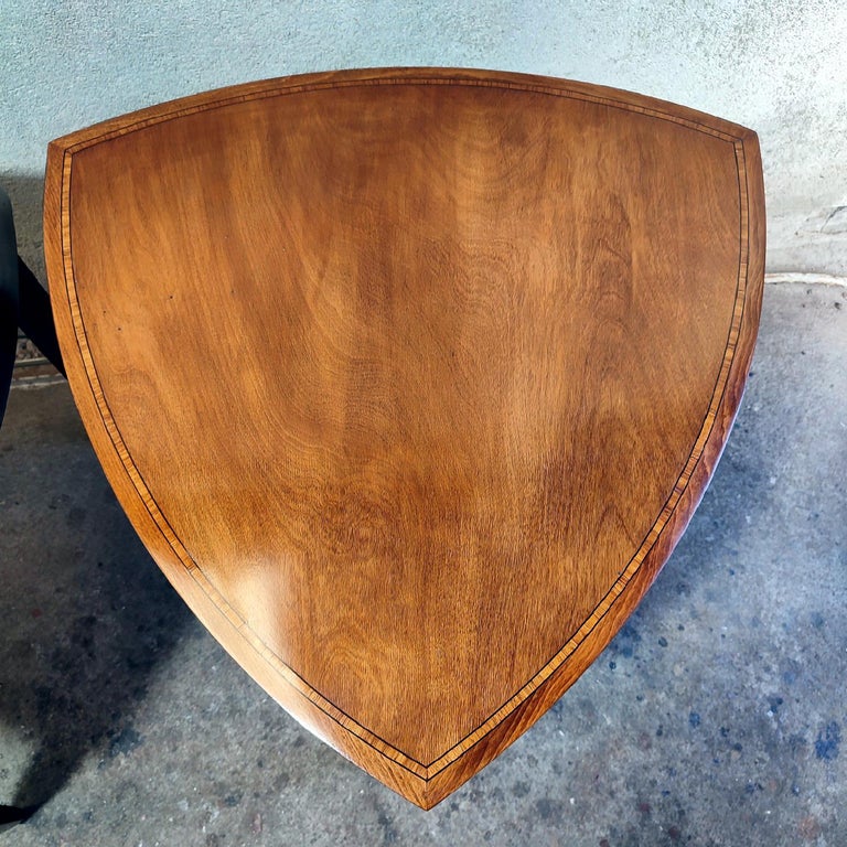 Pair of Triangular Side Tables For Sale at 1stDibs