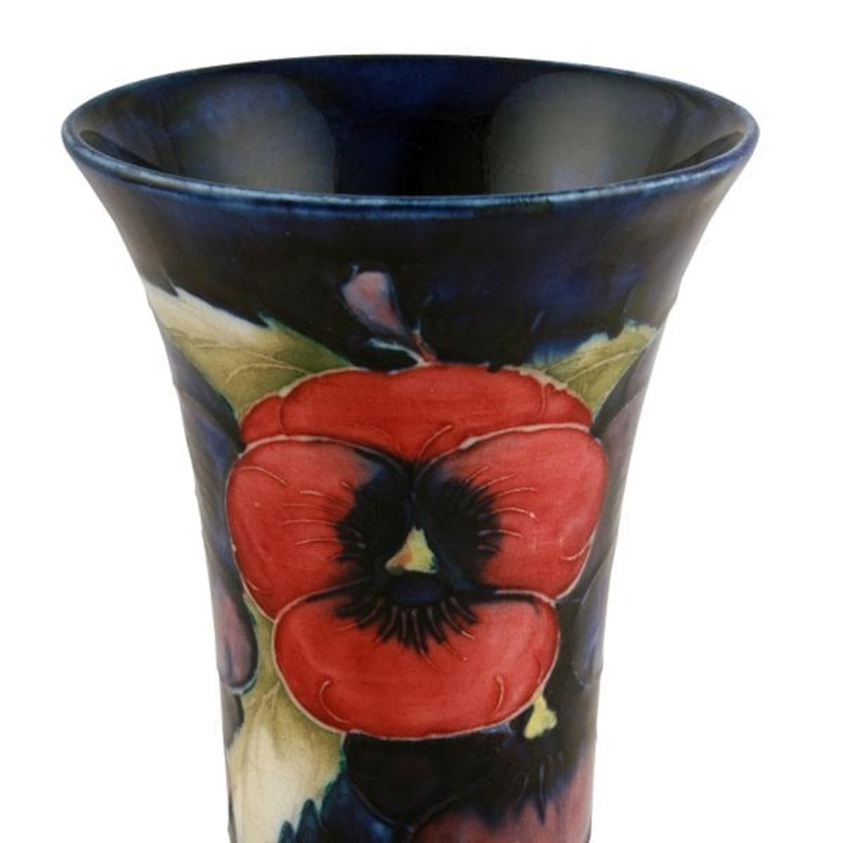 Pair of Tudric Moorcroft Poppy Vases, 20th Century For Sale at 1stDibs