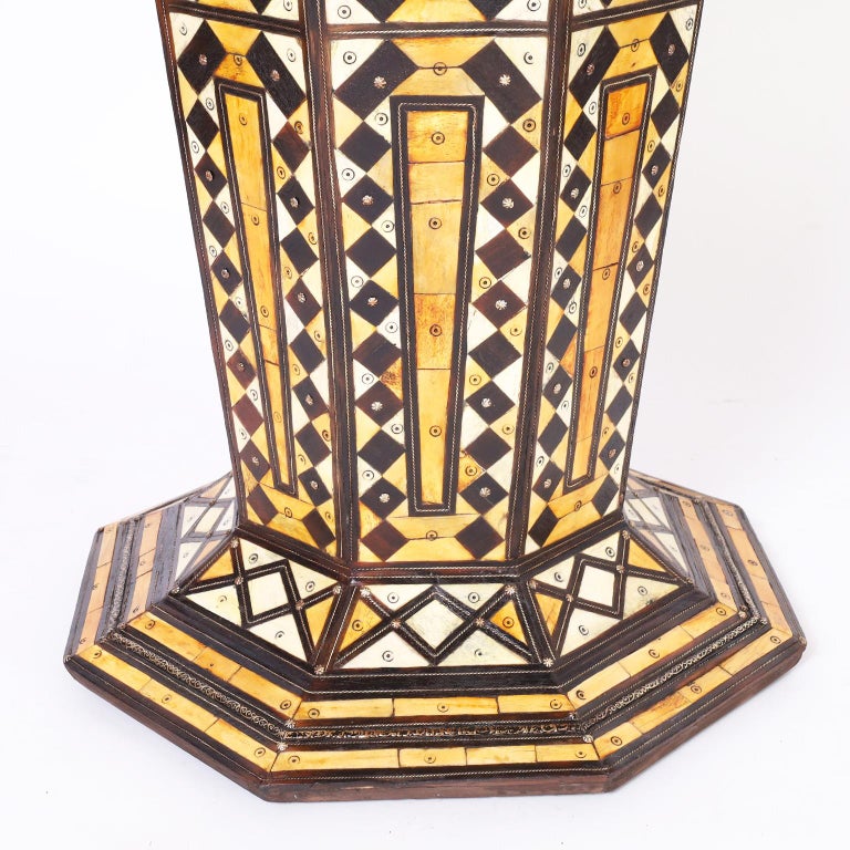 Pair of Turkish Palace Urns with Brass Floral Arrangements For Sale at ...