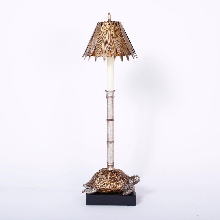 Pair of Turtle Table Lamps at 1stDibs