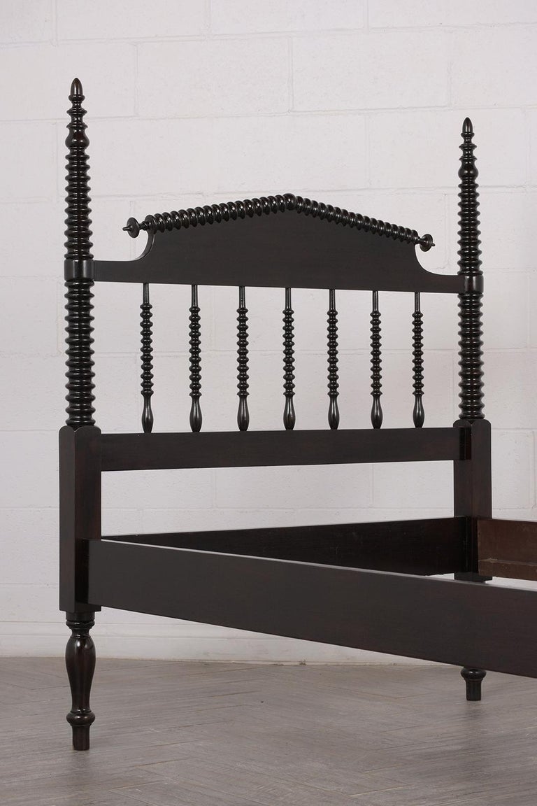 Pair of Twin Size Beds Regency Style with Ebonized Finish, circa 1900s ...