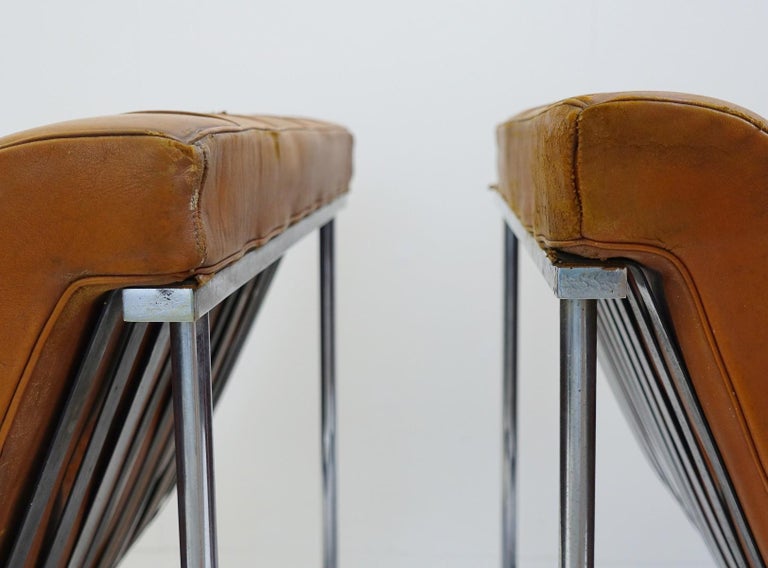 Pair of Two Armchairs by William Katavolos for ICF Milano, Italy, 1990 ...