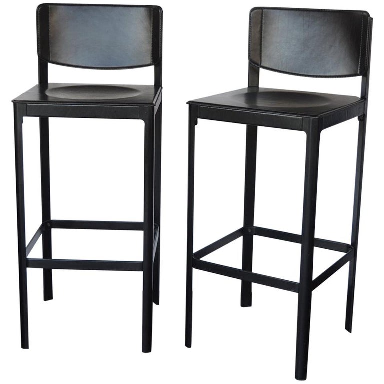 Pair of Two Matteo Grassi Bar Stools at 1stDibs