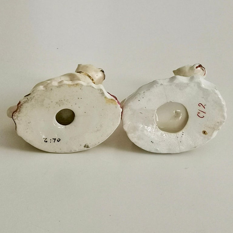 Pair of Two Rockingham Porcelain Pug Dog figures, Regency circa 1835 at ...