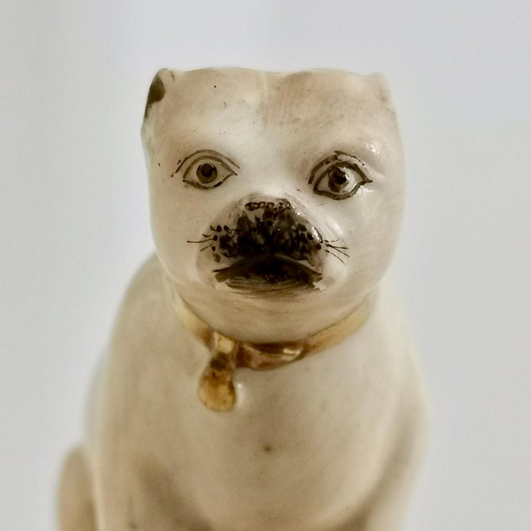 Pair of Two Rockingham Porcelain Pug Dog figures, Regency circa 1835 at ...