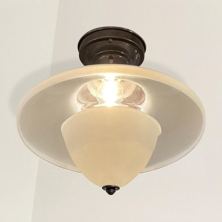 Pair of Unique Early 20th Century Schoolhouse Fixtures For Sale at 1stDibs