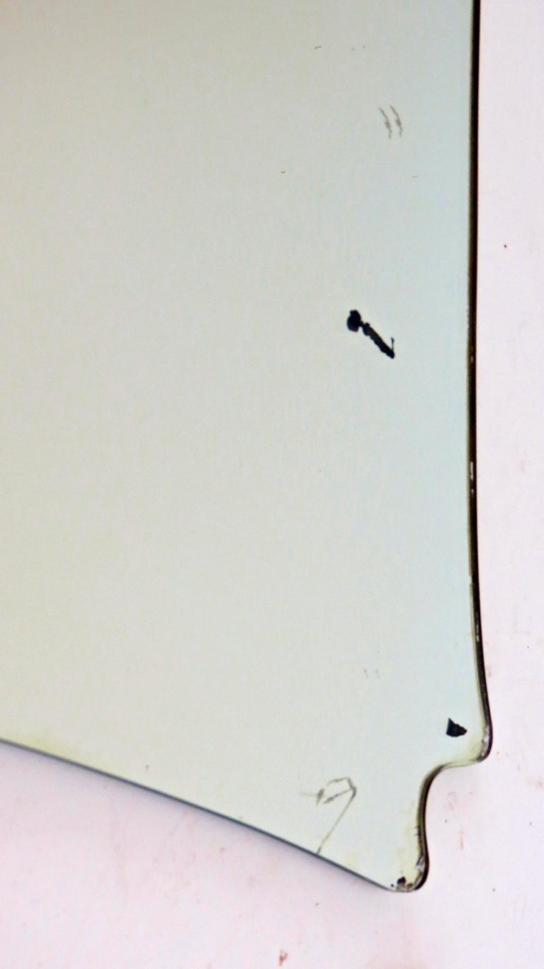 Pair of Unique Walnut Wall Mirrors by Arch. Tempestini, 1940-1950 For ...