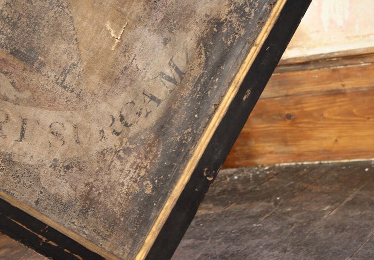 Pair of Untouched 18th Century Funeral Hatchments Coat of Arms Memento ...