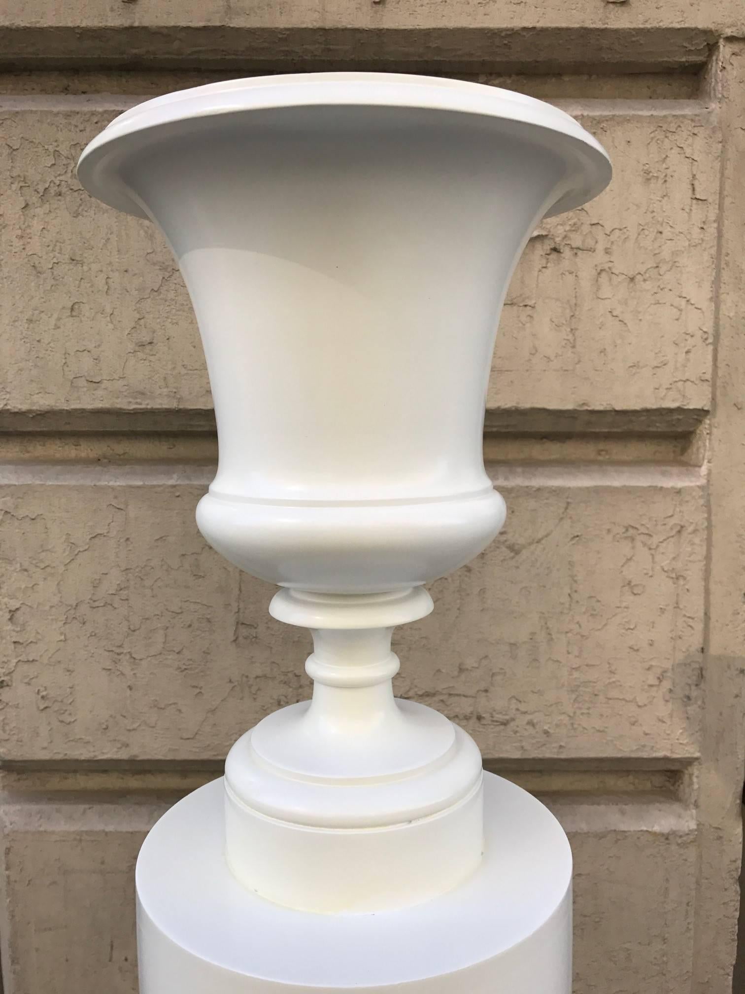 Pair of Urn and Columned Torchieres For Sale at 1stDibs