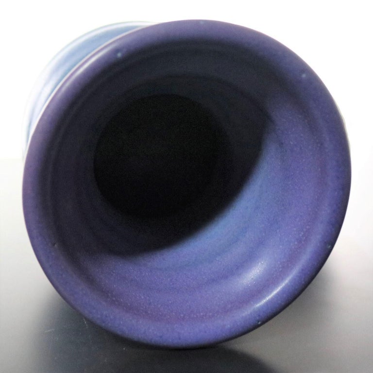 Pair of Van Briggle Pottery Pieces Persian Rose Bowl and Lilac Blue ...