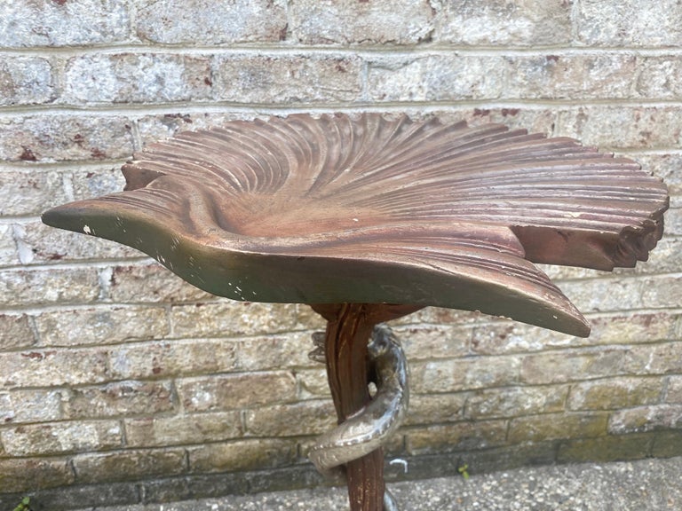 Pair of Venetian Style Grotto Pedestals or Side Tables For Sale at 1stDibs