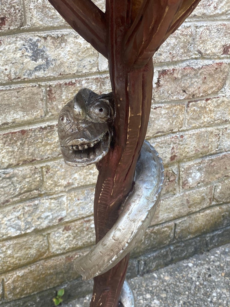 Pair of Venetian Style Grotto Pedestals or Side Tables For Sale at 1stDibs